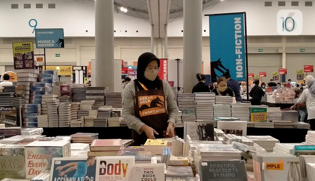 Berburu Buku di Bazar Buku Terbesar - Foto Liputan6.com