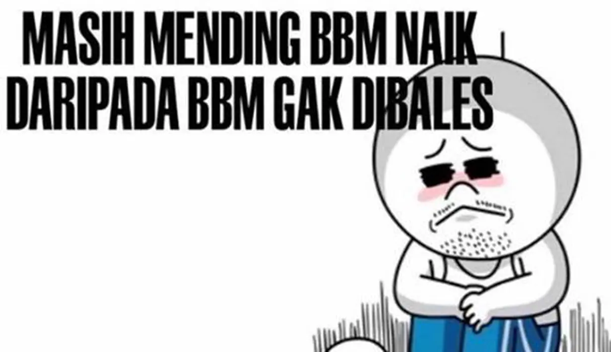 10 Meme Lucu Kenaikan Harga BBM Terbaru - Photo Fimela.com
