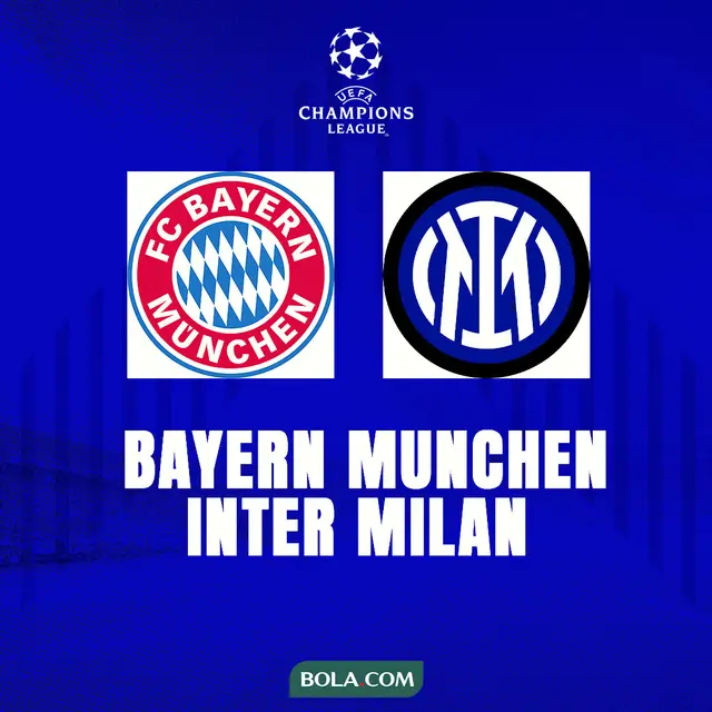 Link Live Streaming Liga Champions Bayern Munchen vs Inter Milan di Vidio, Kick-off Sesaat Lagi ...