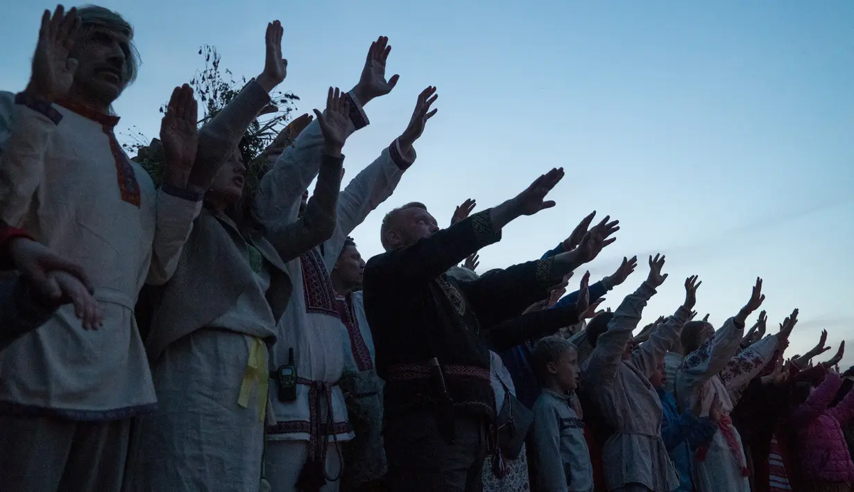 Kaum Pagan Rusia Gelar Ritual Upacara Kuno - Foto Liputan6.com