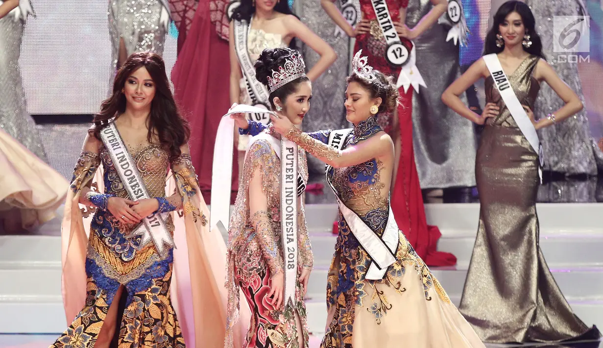 FOTO: Selamat, Sonia Fergina Citra Raih Mahkota Sebagai Puteri ...