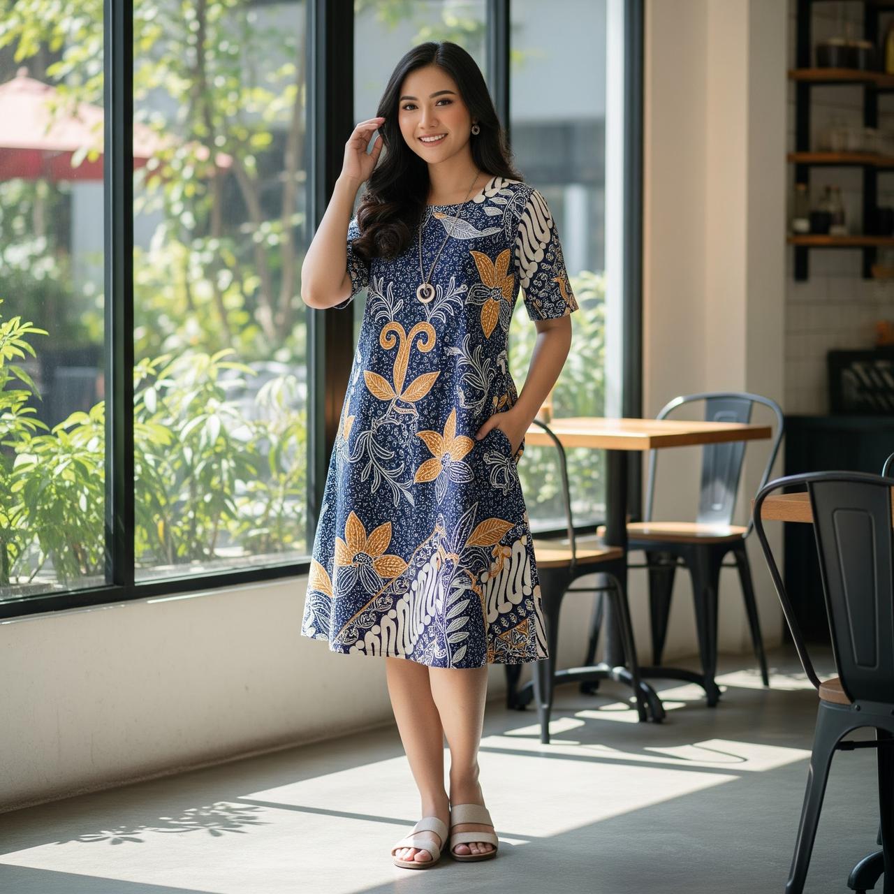 7 Model Dress Batik Kekinian untuk Tampilan Cantik dan Stylish Setiap Hari