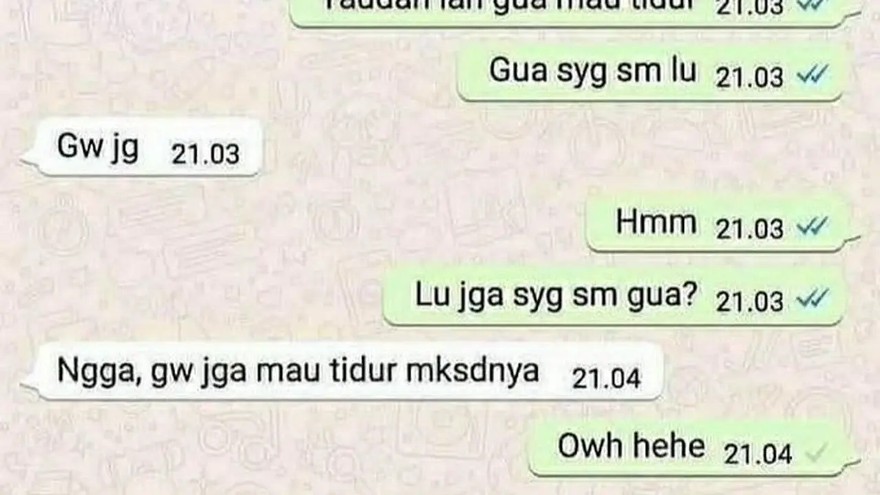 8 Chat Netizen Gagal Romantis ke Gebetan Ini Kocak, Bikin Senyum Tipis ...