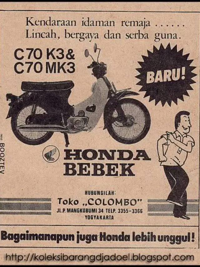 10 Potret Iklan Mobil dan Motor Jadul yang Bikin Bernostalgia ...