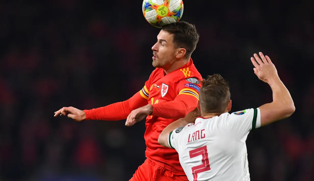 FOTO: Aaron Ramsey Borong Gol, Wales Lolos ke Final Piala Eropa 2020 ...