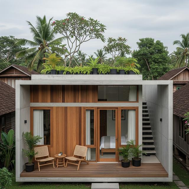 7 Desain Rumah 5x6 Meter Sederhana di Desa Tapi Terlihat Modern dan ...