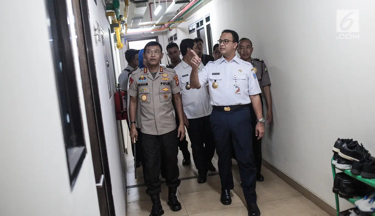 FOTO: Diresmikan Anies dan Kapolda, Rusun Promoter Polri Berdiri 17 ...
