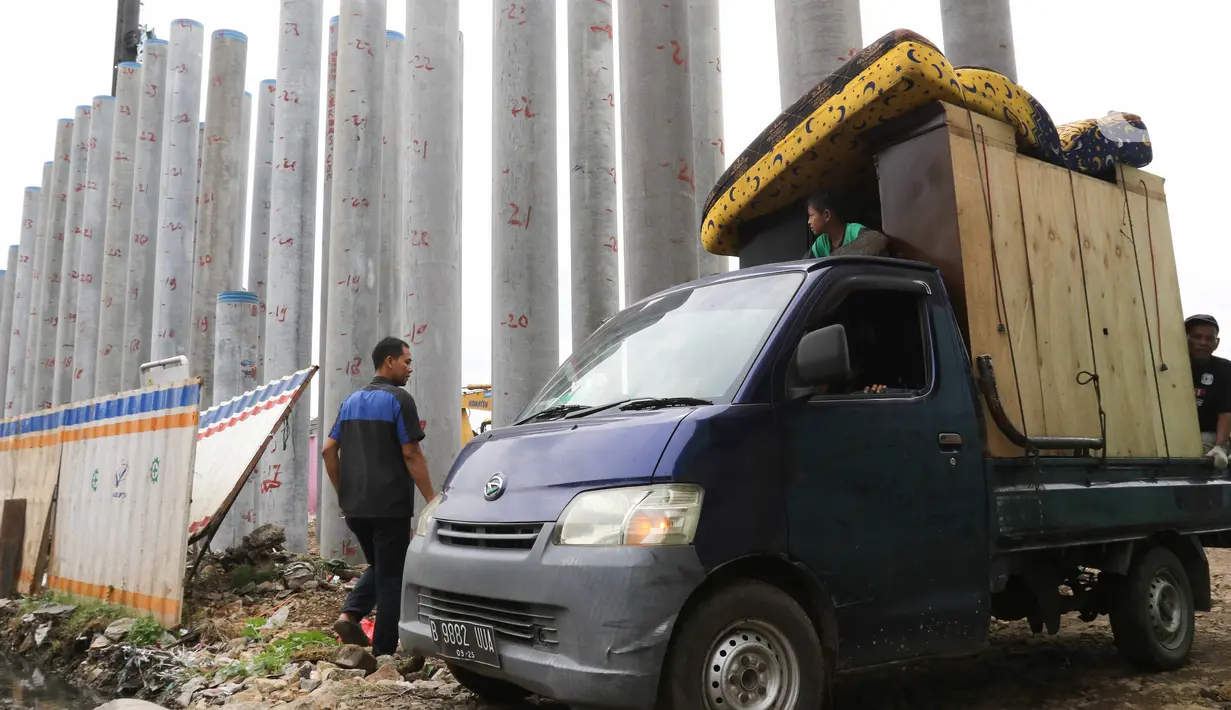 Pembebasan Lahan Proyek Tol Cibitung-Cilincing - Foto Liputan6.com