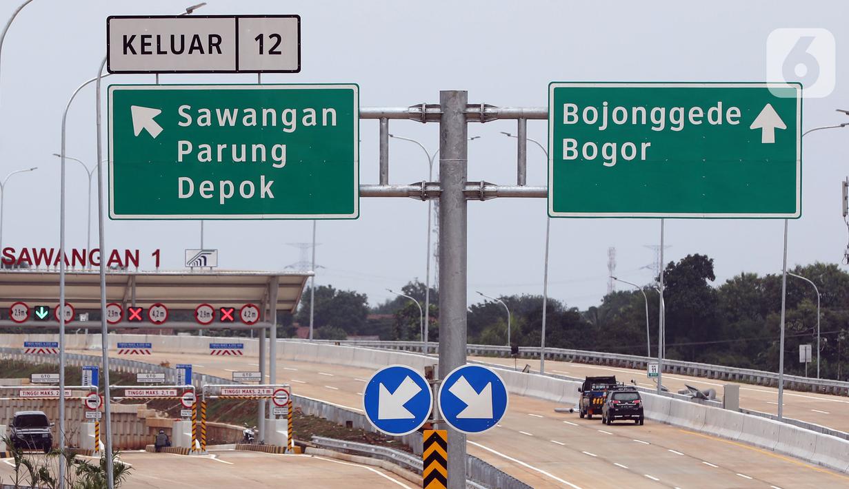 FOTO: Pandemi Corona, Operasi Tol Desari Seksi II Molor - Foto Liputan6.com