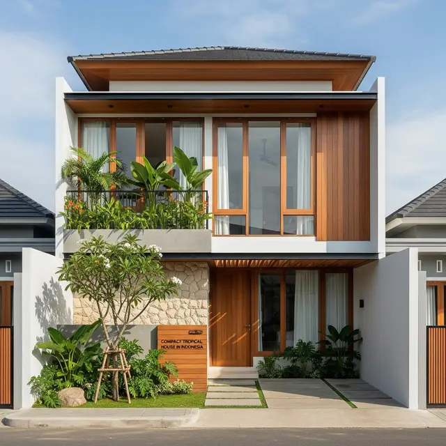 9 Inspirasi Rumah 2 Lantai di Lahan Terbatas 6x10 Meter Hemat Biaya, Hunian Modern - Hot ...