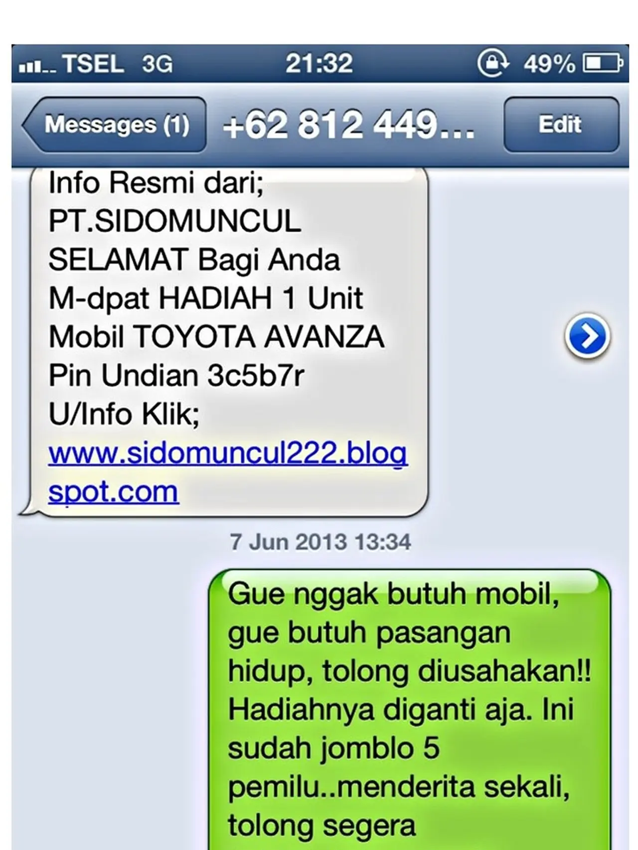 6 Balasan Chat Penipuan Modus Menang Undian Ini Kocak, Senyum Puas Bacanya - Hot Liputan6.com