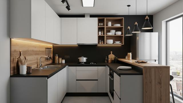 8 Model Dapur Minimalis Leter U, Fungsional untuk Rumah di Lahan Sempit