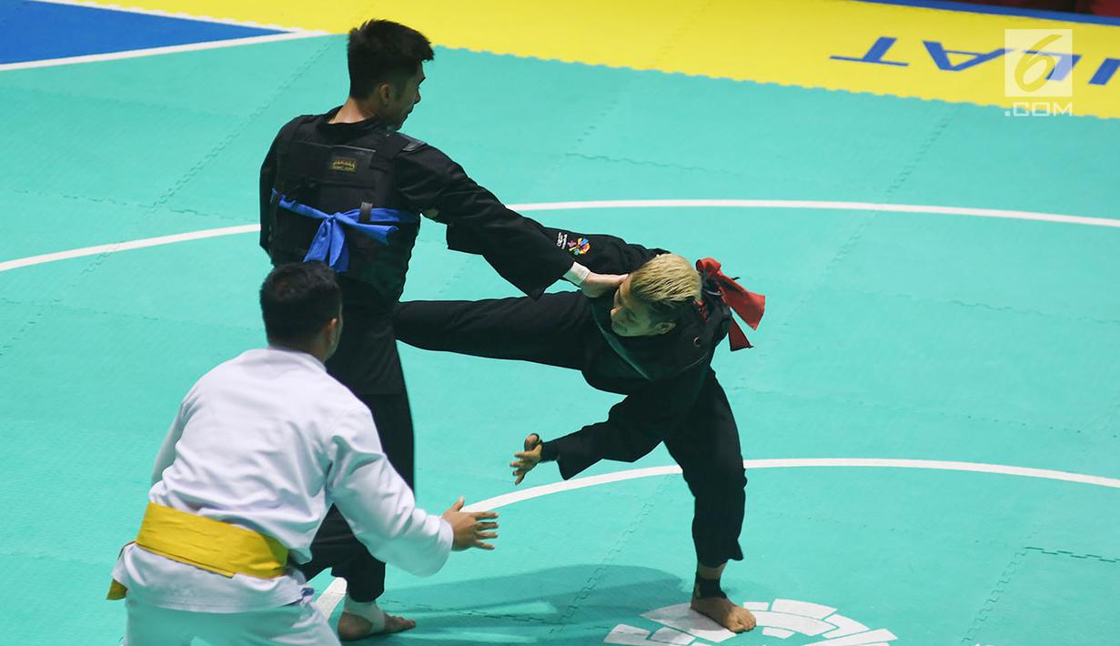 FOTO: Pesilat Hanifan Yudani Kusumah Tambah Emas untuk Indonesia - Foto ...