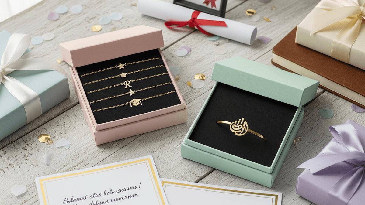 7 Pilihan Gelang Emas untuk Hadiah Kelulusan yang Elegan, Simbol ...