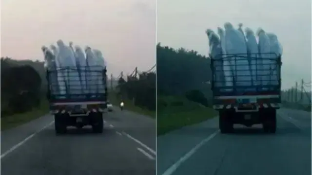 Kumpulan Potret Pocong Nebeng Truk, Mungkin Sudah Lelah Loncat-Loncat ...