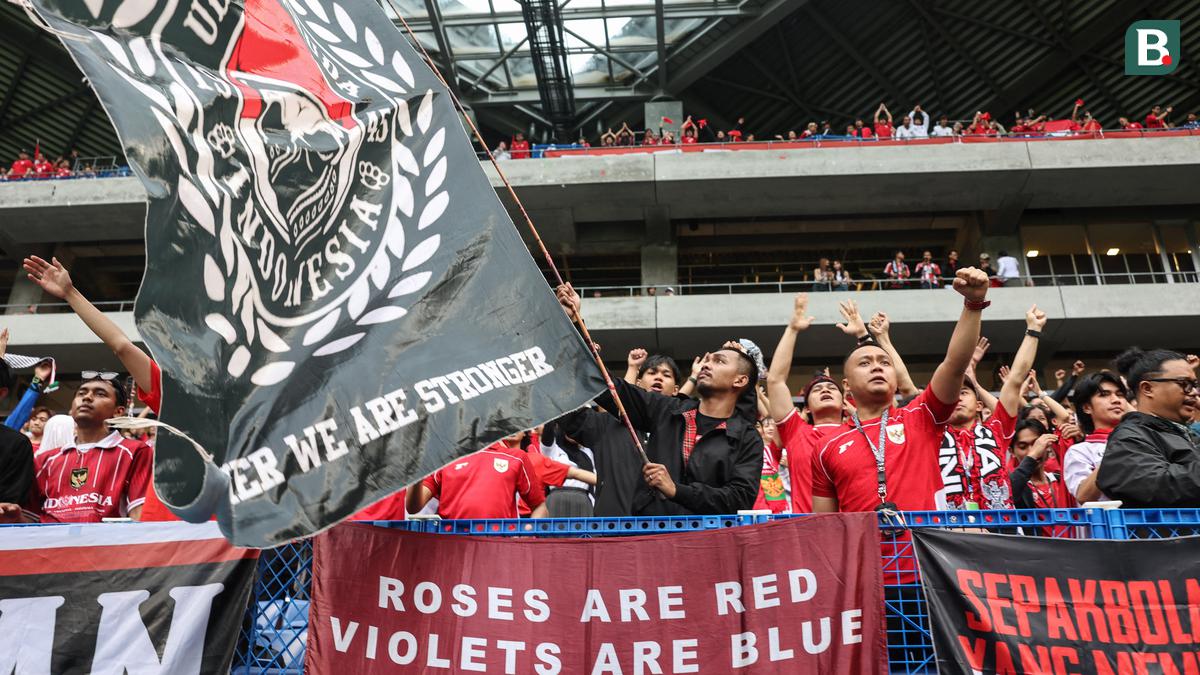 Seperti di Kandang Sendiri, Ada Tifo dan Koreo dari Suporter Timnas ...
