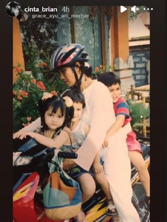 6 Potret Masa Kecil Cinta Brian, Bintang Buku Harian Seorang Istri yang ...