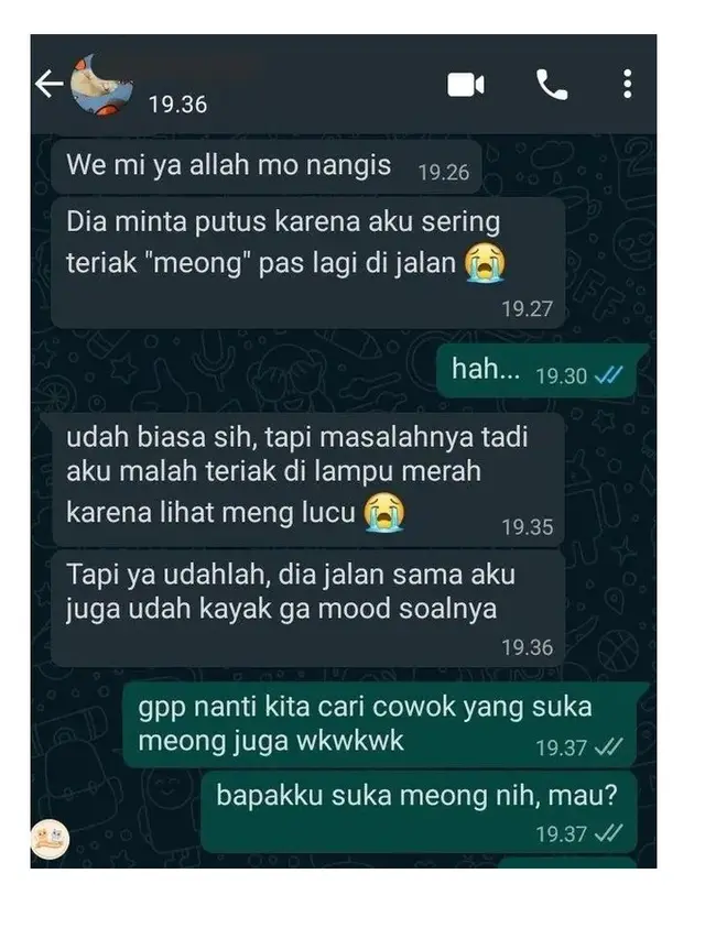 10 Chat Netizen Minta Putus dengan Pacar Ini Penuh Drama - Hot Liputan6.com