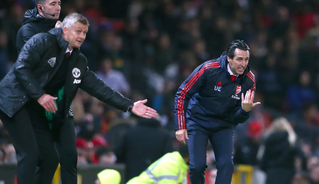 FOTO: Arsenal Tahan Imbang Manchester United di Old Trafford - Foto ...