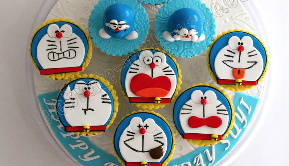 10 Model Cupcakes Lucu Bentuk Kartun - Photo Fimela.com