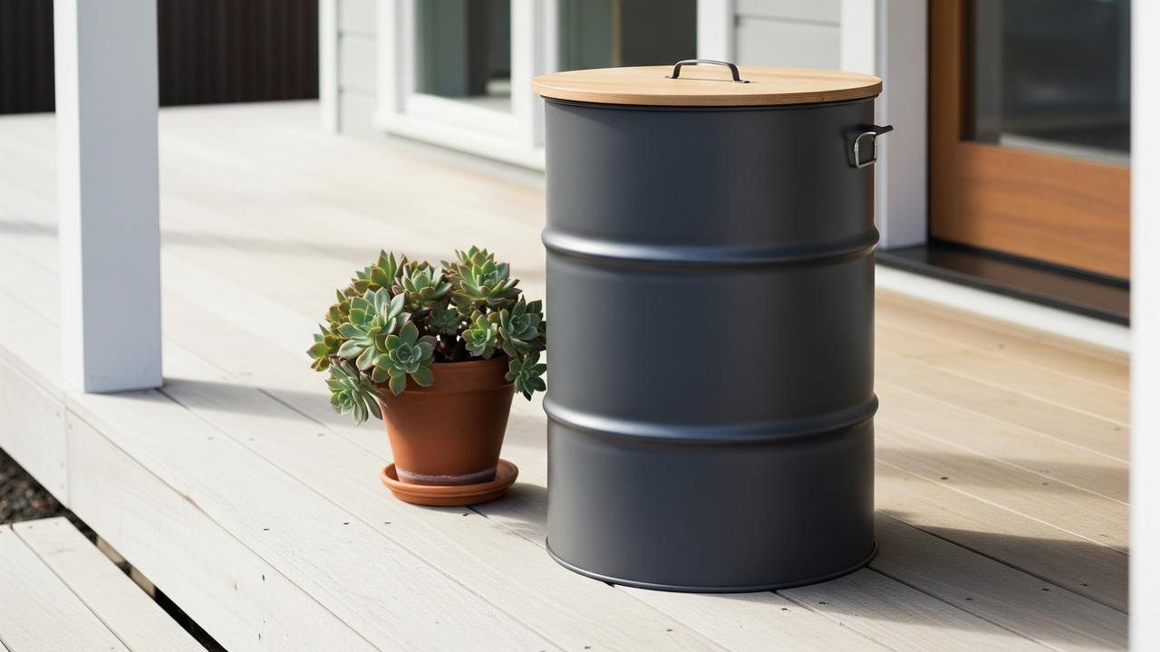 7 Cara Membuat Tempat Sampah dari Drum Bekas untuk Pemula, Lingkungan ...