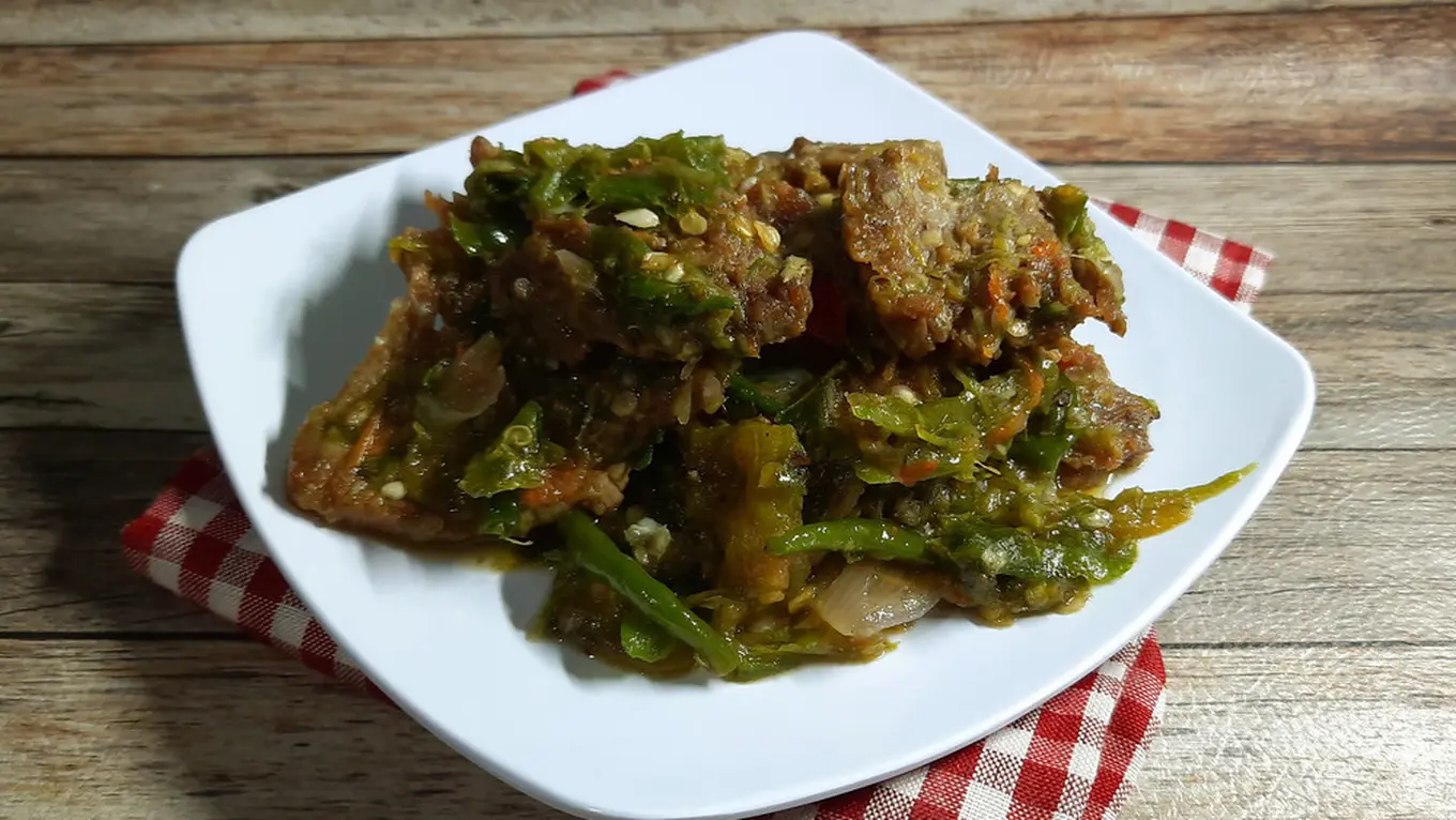 Resep Paru Cabai Hijau