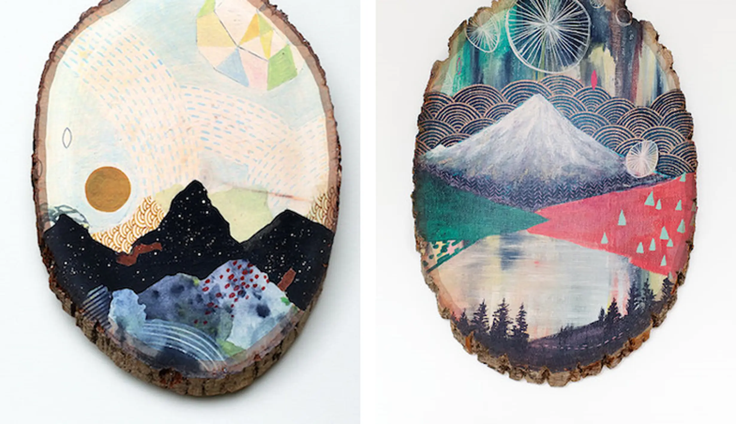 Lukisan Indah Dari Potongan Kayu Ini Cocok Jadi Hiasan Dinding - Photo ...