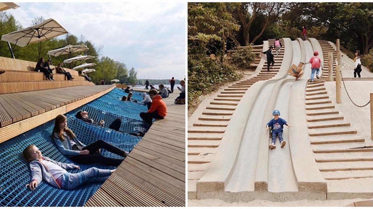 6 Tempat Bersantai di Ruang Publik Ini Unik, Estetik dan Bikin Nyaman ...