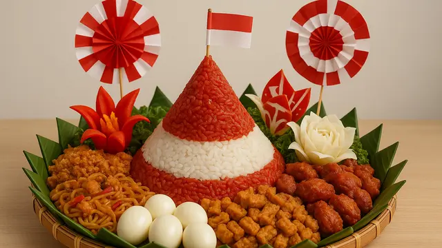 8 Ide Isi Tumpeng 17 Agustusan yang Unik dan Kreatif, Bukan Cuma Nasi ...