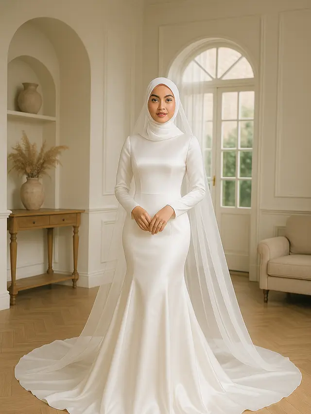 7 Model Gaun Nikah, Punya Luna Maya Jadi Sorotan - Hot Liputan6.com