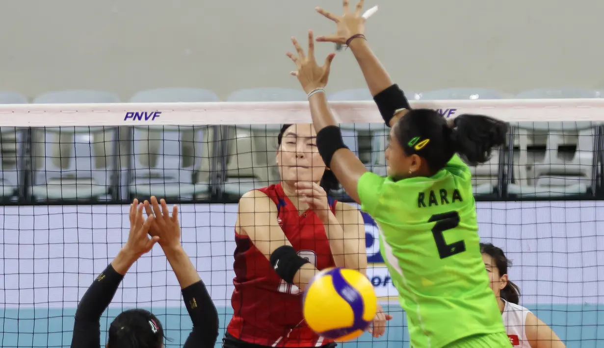 Foto: Misi Balas Dendam atas Hong Kong Tuntas, Timnas Voli Putri ...