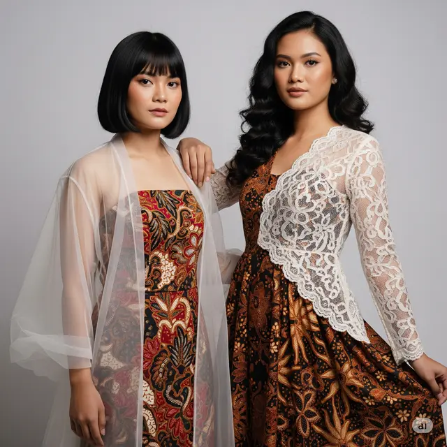 8 Model Dress Batik Elegan Kombinasi Terbaru 2025 yang Menawan - Hot ...