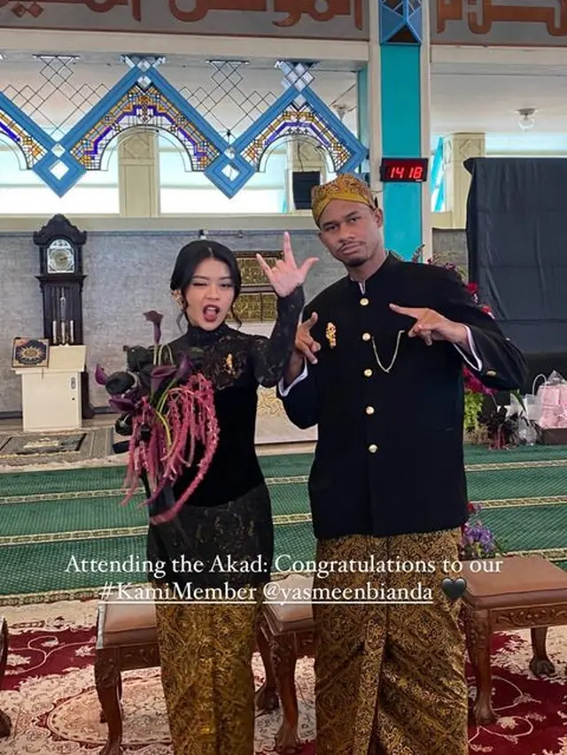 7 Potret Pernikahan Yasmeen Bianda, Putri Andra Ramadhan dengan ...