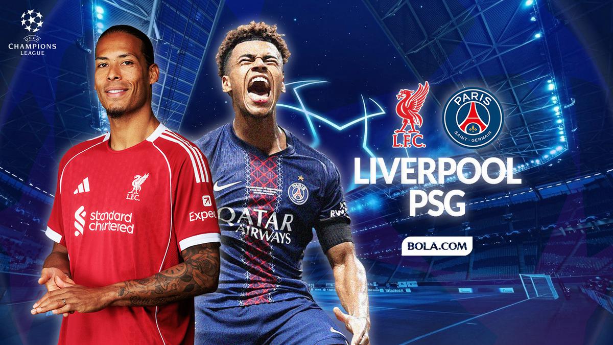 Link Live Streaming Liga Champions: Liverpool Vs PSG