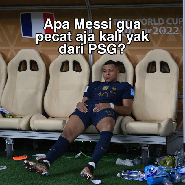 6 Meme Kylian Mbappe karena Prancis Gagal Jadi Juara Dunia 2022 Ini ...