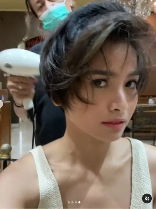 7 Potret Aktris Dengan Rambut Bondol Gaya Luna Maya Menawan Hot