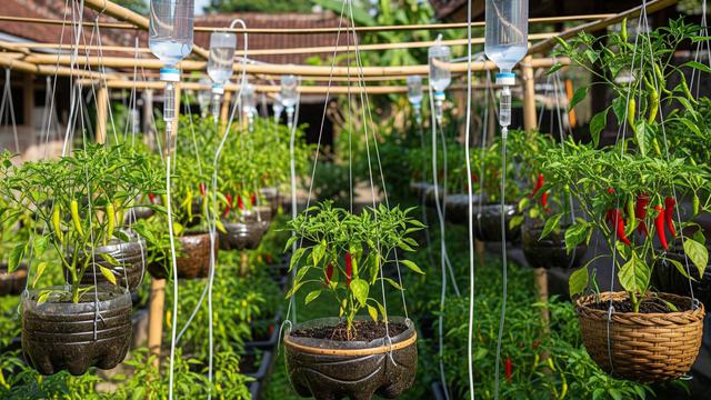 12 Model Kebun Cabai Gantung di Lahan Sempit, Hasil Melimpah