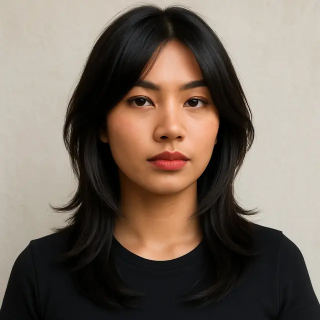 6 Model Rambut Butterfly Cut Sebahu, Jadi Tren Masa Kini - Hot Liputan6.com