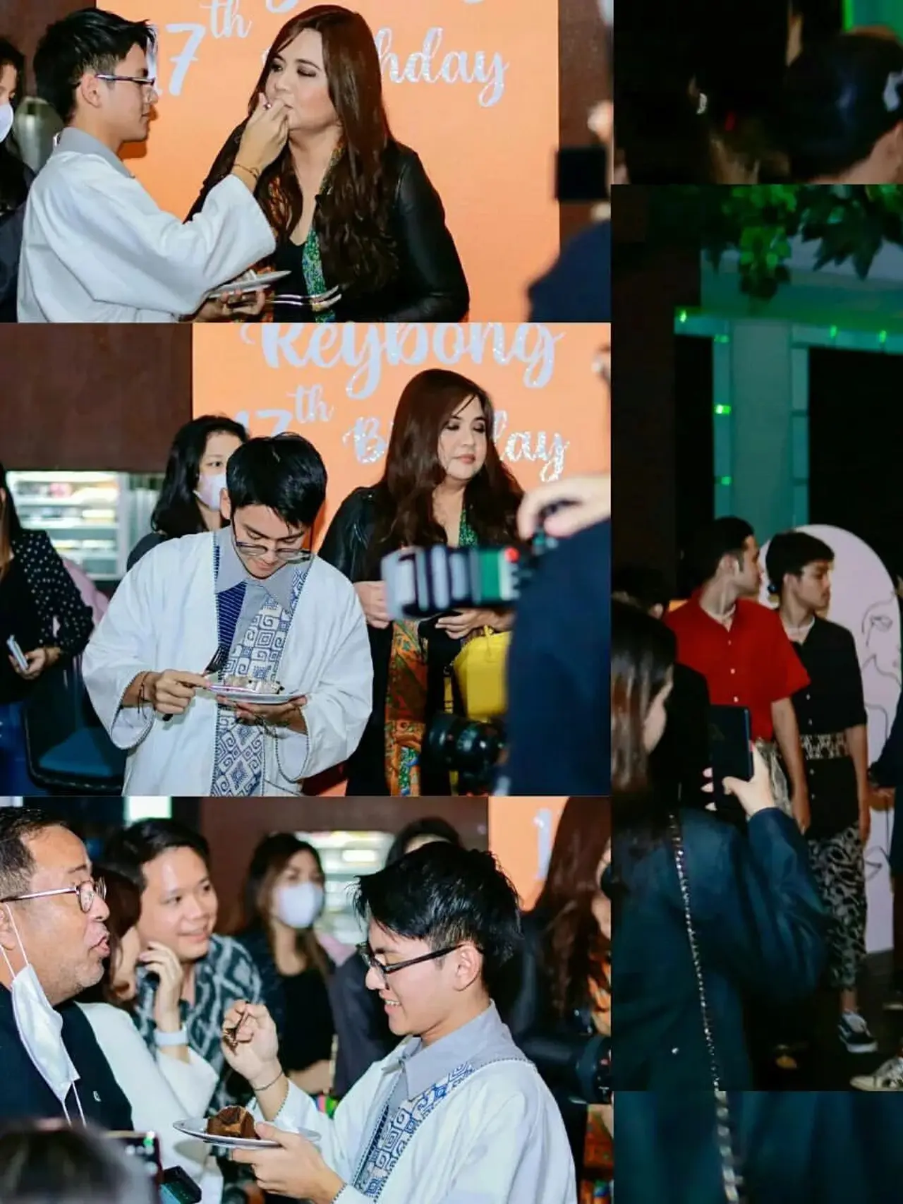 7 Potret Perayaan Sweet Seventeen Rey Bong, Meriah Dihadiri Teman Artis - Hot Liputan6.com