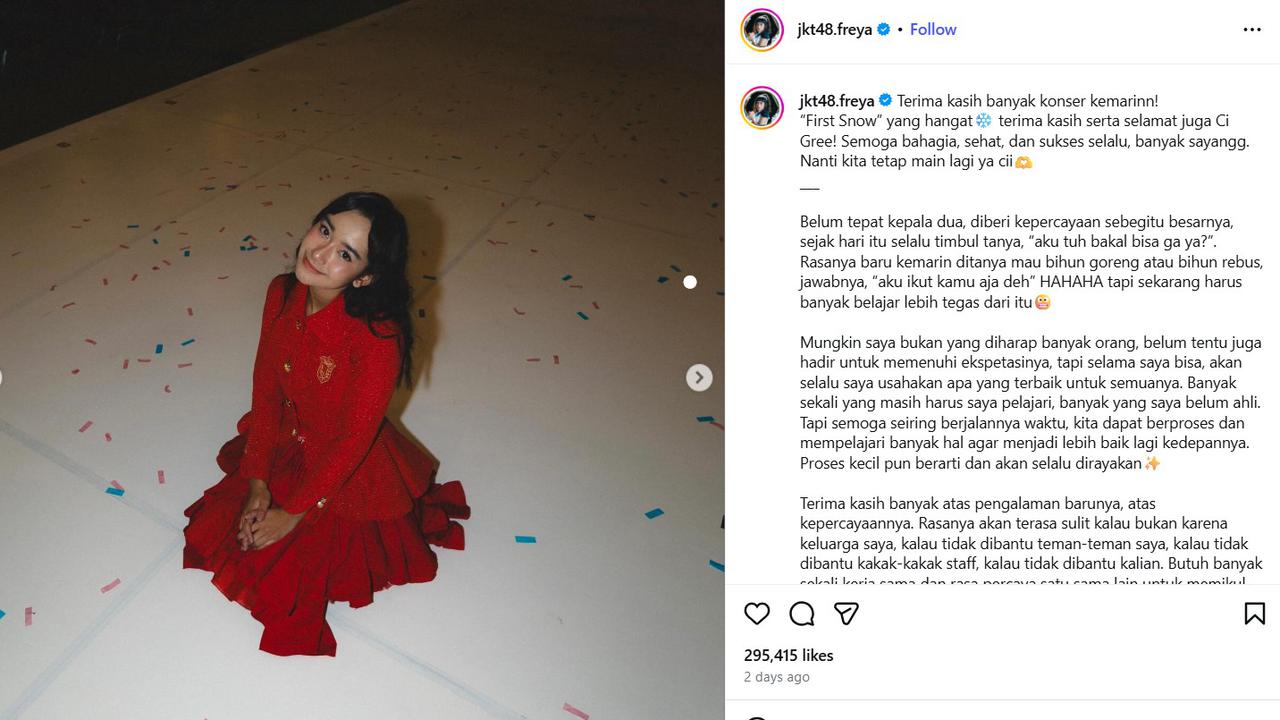 Profil Freya Jayawardana Sang Kapten JKT48 yang Baru, Latar Belakang ...