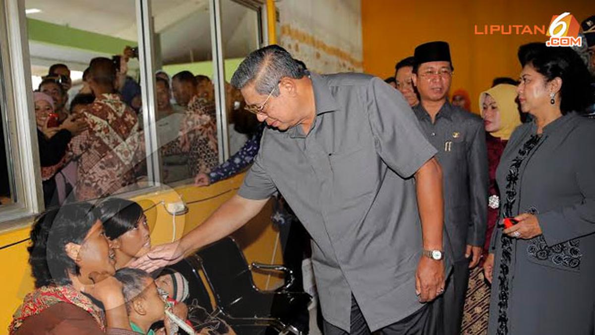 Kunjungi Pengungsi Kelud, SBY Menginap di Madiun