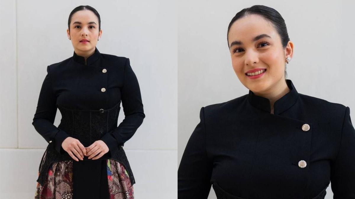 5 Gaya Maskulin Chelsea Islan Pakai Dress Batik Bersiluet Beskap ...