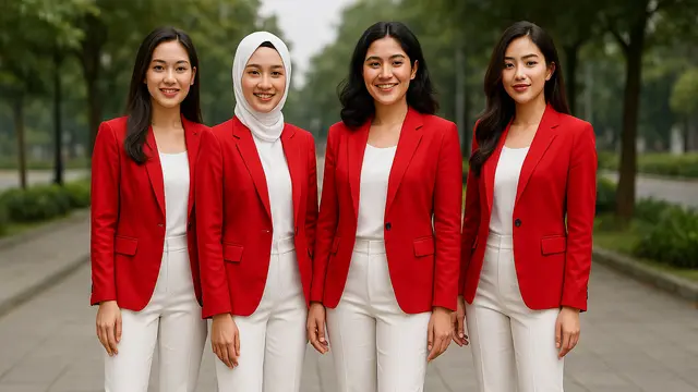 17 Model OOTD Merah Putih, Tampil Stylish dan Patriotik untuk Segala ...
