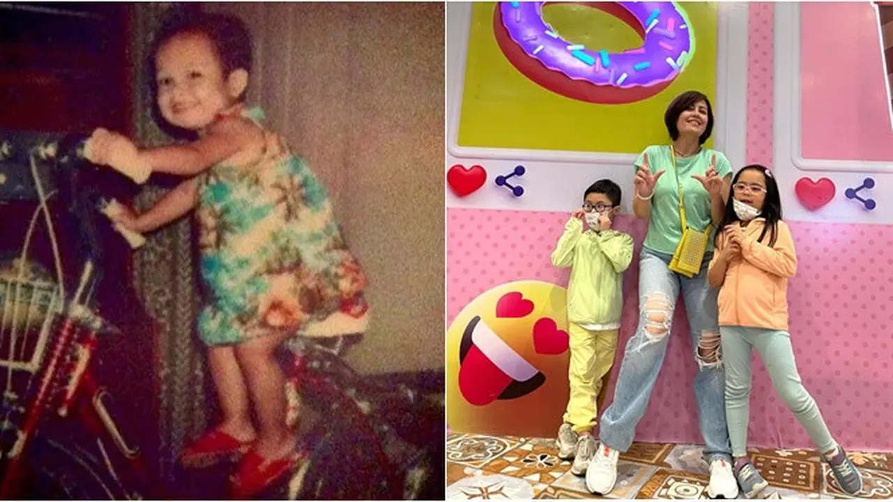 Potret Masa Kecil 6 Artis yang Kini Jadi Ibu Anak Kembar, Manisnya Enggak Luntur - Hot Liputan6.com