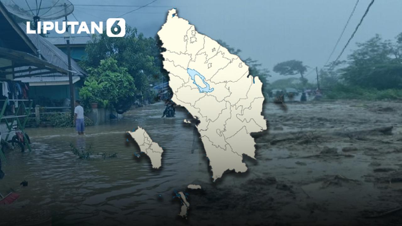 Infografis Duka Bencana Beruntun di Sumut