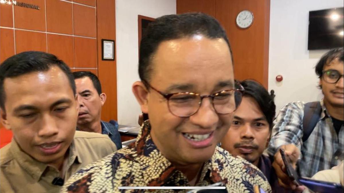 Respons Anies Ketika Ditanya soal Kasus Mentan Syahrul Yasin Limpo - News Liputan6.com