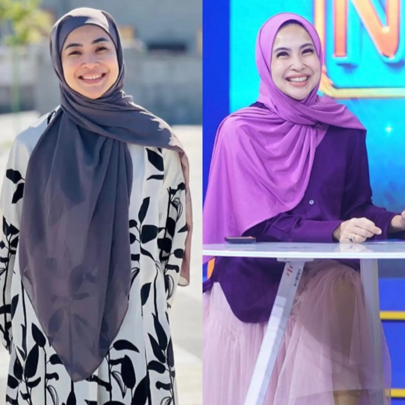 8 Gaya Terbaru Feni Rose Tampil Berhijab Membuatnya Lebih Bersahaja - Fashion Fimela.com