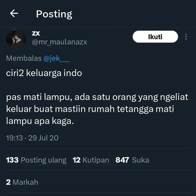 6 Cuitan 'Ciri-ciri Keluarga Indo' Menurut Netizen Ini Bikin Angguk Setuju - Hot Liputan6.com