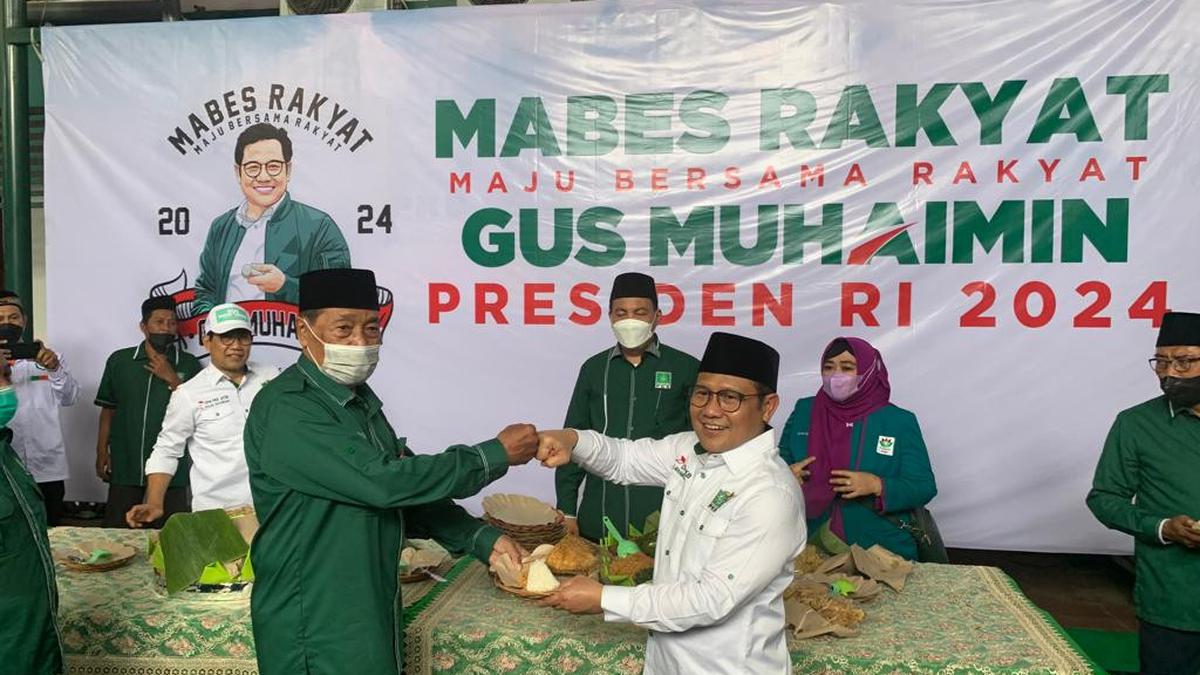 Resmikan Mabes Rakyat di Surabaya, Muhaimin Minta Kader PKB Berjuang ...