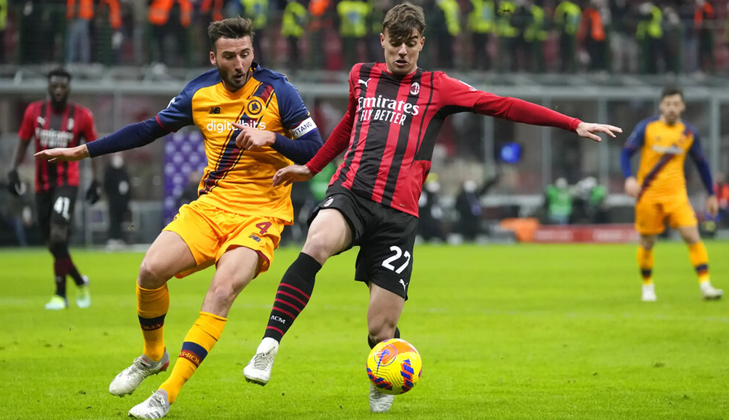 FOTO: AC Milan Lumat AS Roma di San Siro - Foto Liputan6.com